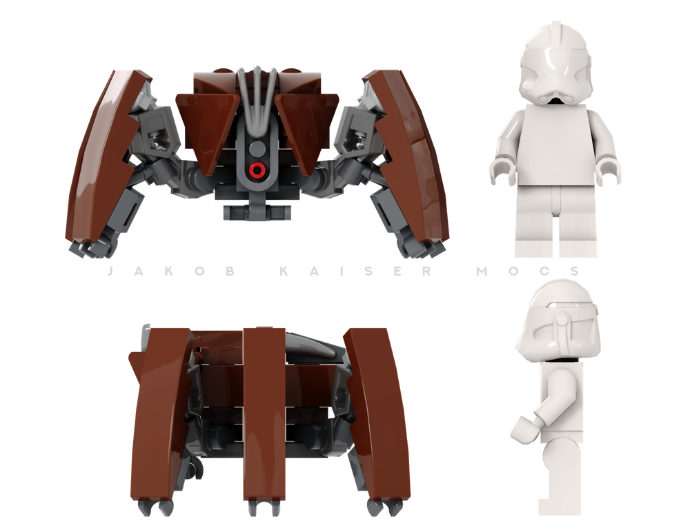 LEGO MOC Crab Droid by JakobKaiserMOCs | Rebrickable - Build with LEGO