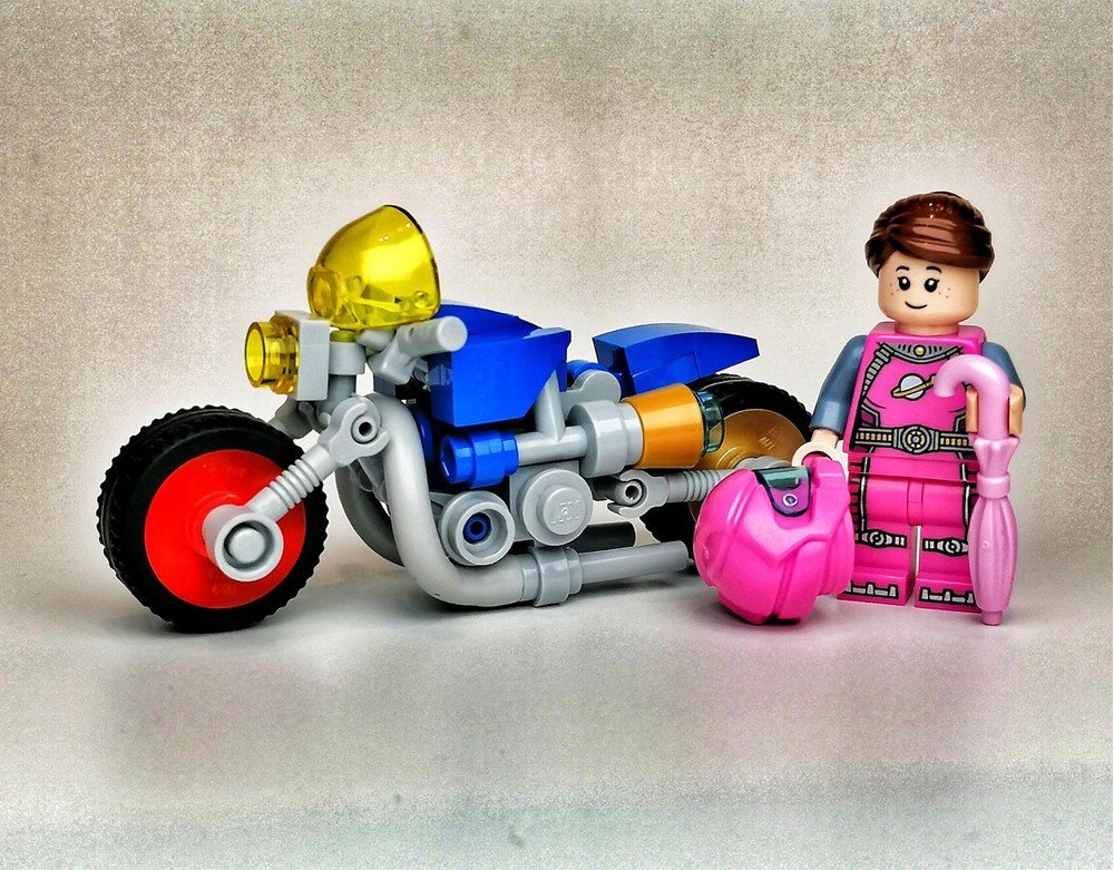 Lego Moc Neo Classic Space Nsc Motorcycle By Twainbrainbricks