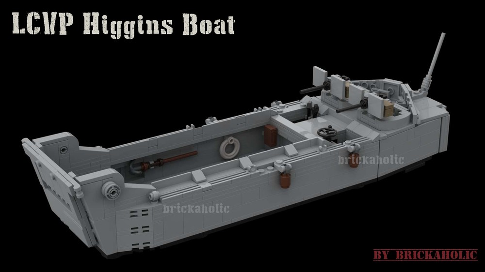LEGO MOC-119115 LCVP HIGGINS BOAT - D-Day ww2 by Darcanj - Brickaholic ...