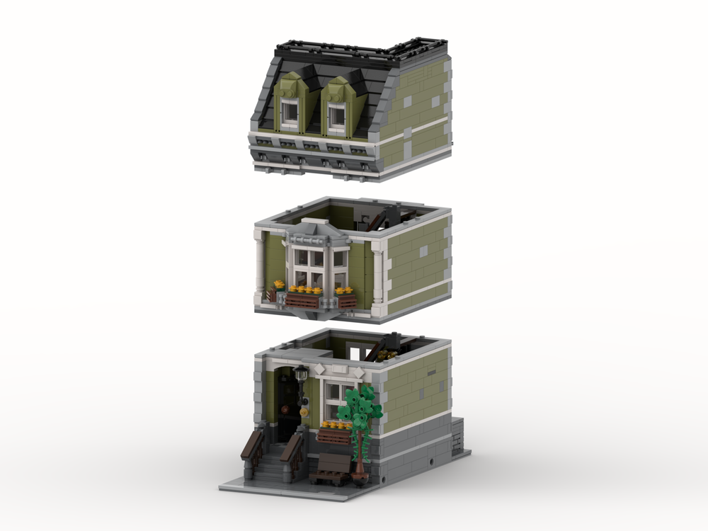 LEGO MOC Old English Town House by copernicus508 | Rebrickable - Build ...