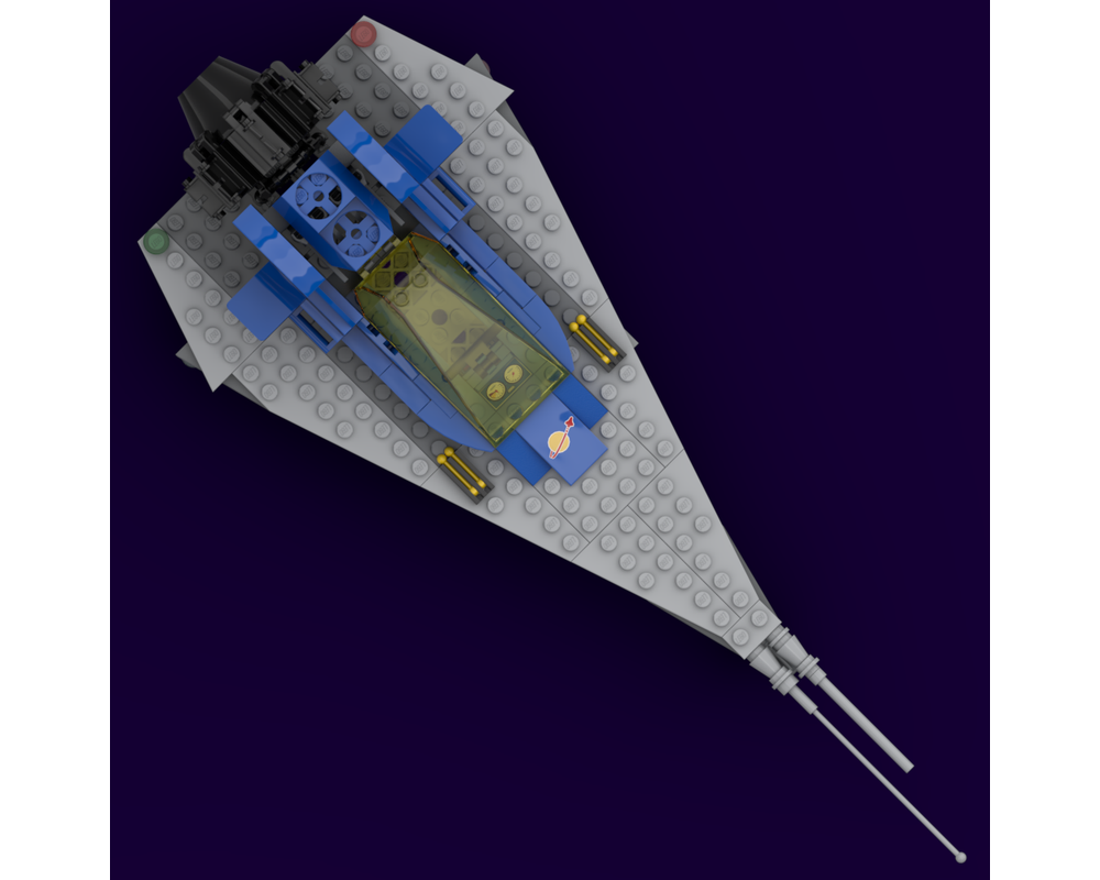 Lego Moc Neo Classic Space Ncs Spacecraft By Twainbrainbricks