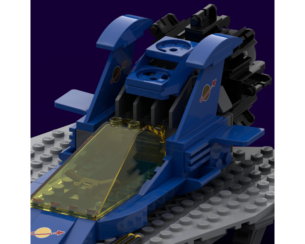 Lego Moc Neo Classic Space Ncs Spacecraft By Twainbrainbricks