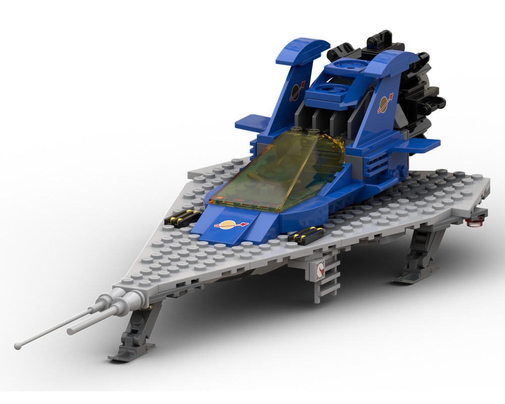 Lego Moc Neo Classic Space Ncs Spacecraft By Twainbrainbricks