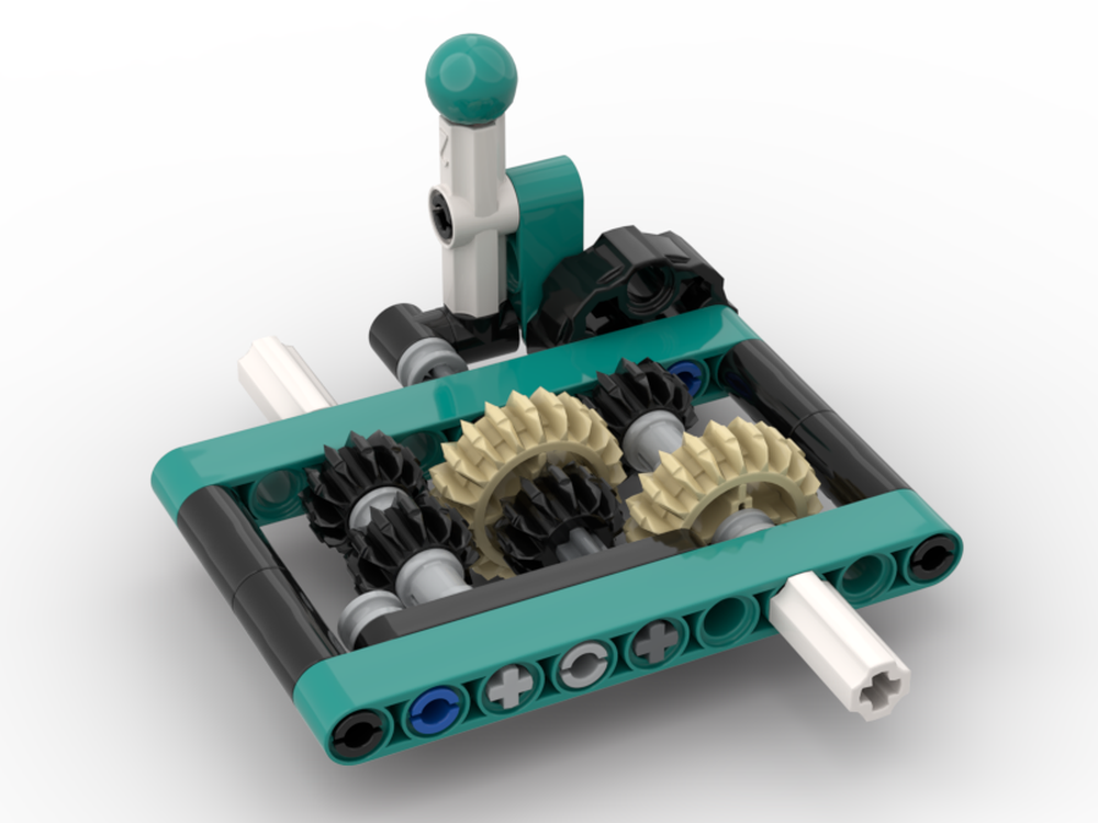 LEGO MOC Compact Gearbox by BD Technic | Rebrickable - Build with LEGO