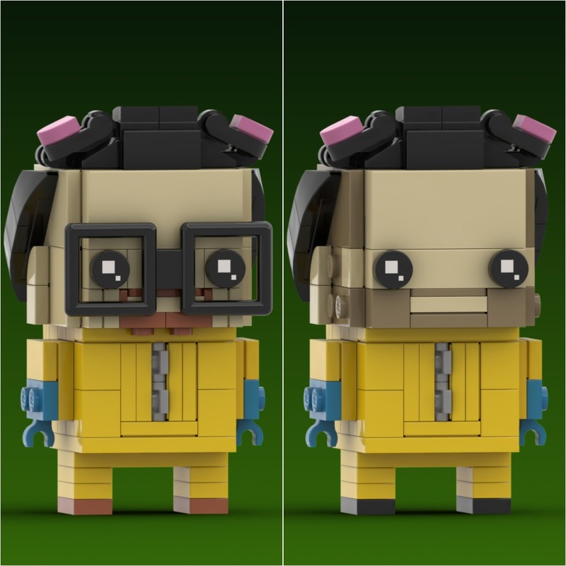 LEGO MOC Hazmat Suit Walt + Jesse (Breakin Bad) Custom Brickheadz by ...