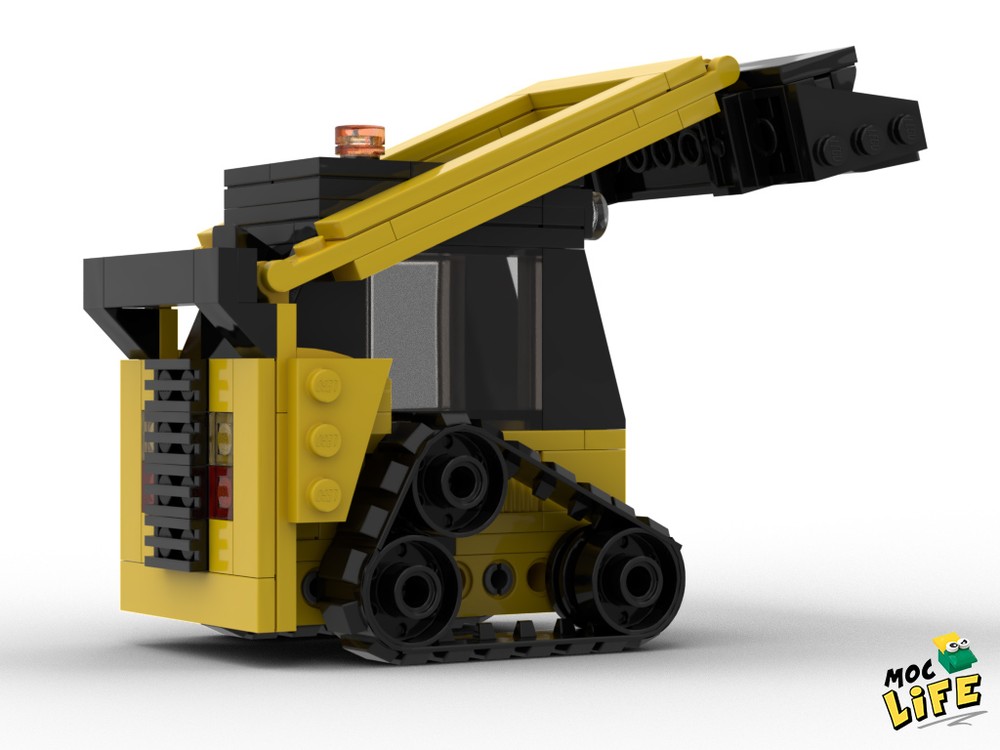 LEGO MOC Cat track skid steer by MocLife | Rebrickable - Build with LEGO
