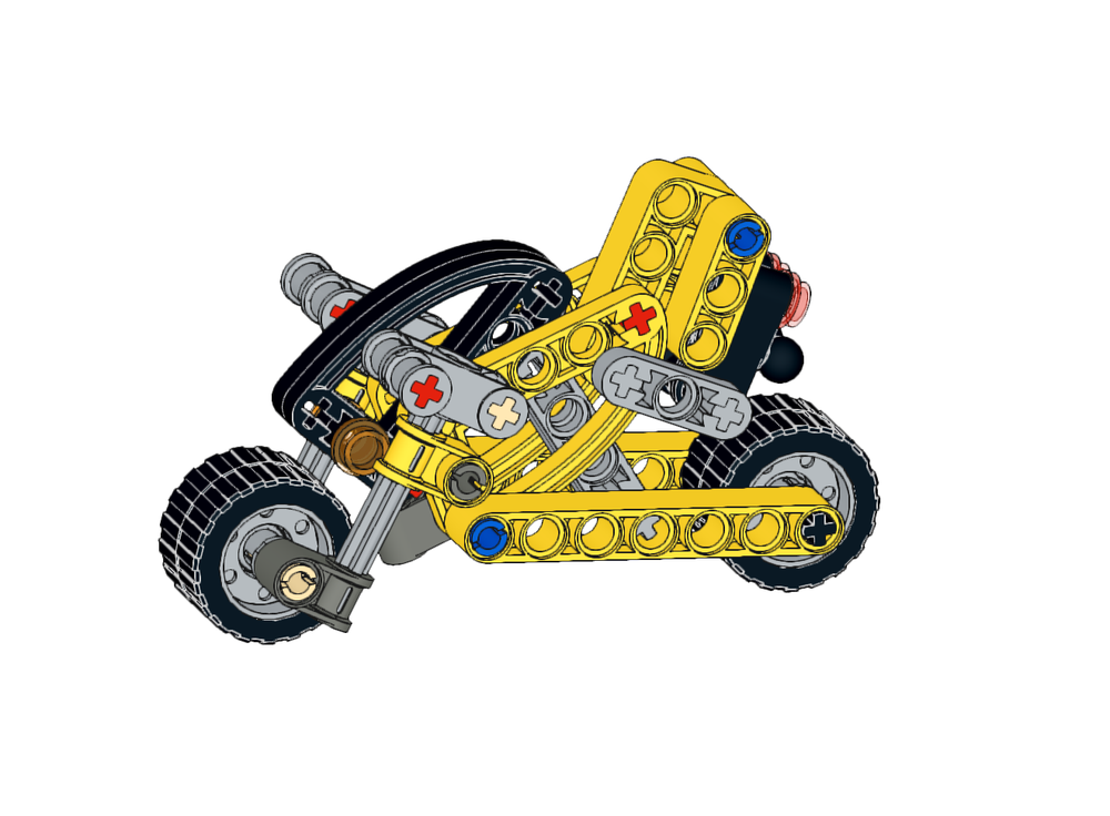 LEGO MOC Cyber Bike by NARP | Rebrickable - Build with LEGO