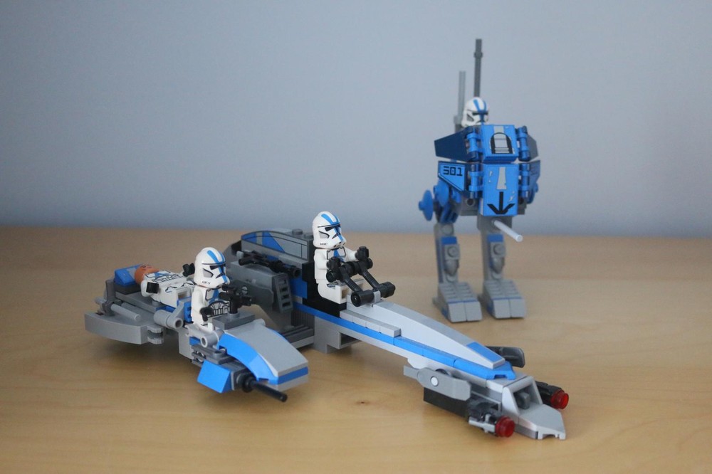 LEGO MOC 501st Legion Alternative At RT and Speeder by wb_lego ...