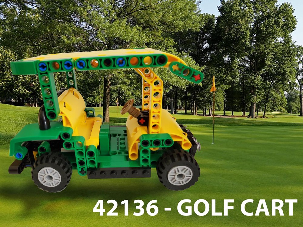 LEGO MOC 42136 Alternative - Golf Cart by Curiousite | Rebrickable ...