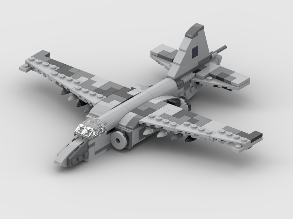 LEGO MOC Su-25 M1 (UKRAINIAN livery) Grach / Frogfoot Mini-Scale by ...