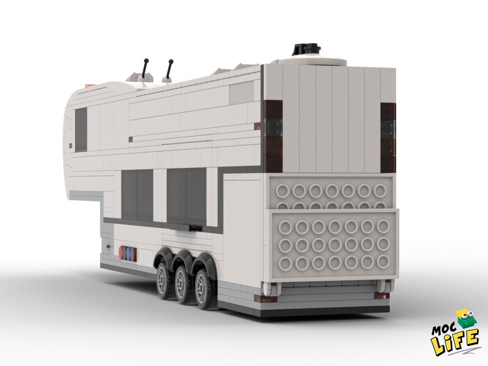 LEGO MOC Fifth wheel camper with ATV by MocLife | Rebrickable - Build ...