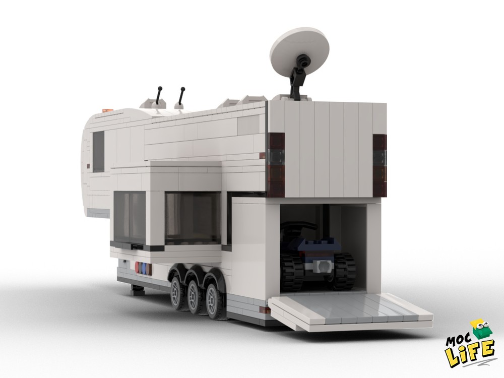 LEGO MOC Fifth wheel camper with ATV by MocLife | Rebrickable - Build ...