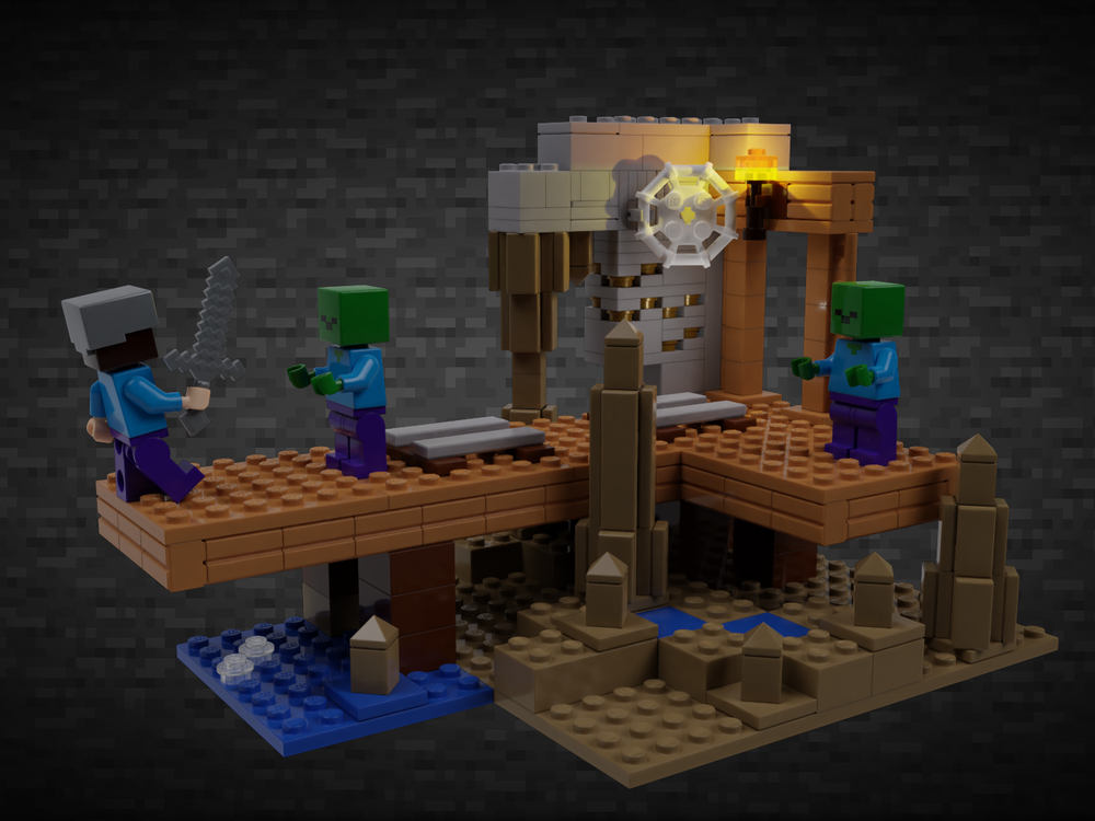 LEGO MOC The Mineshaft Battle by veyniac | Rebrickable - Build with LEGO