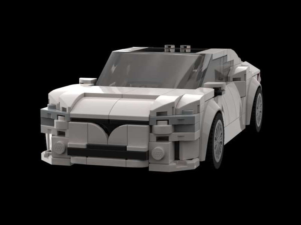 Lego Moc Tesla Model S Plaid By Zltr Co Rebrickable Build With Lego