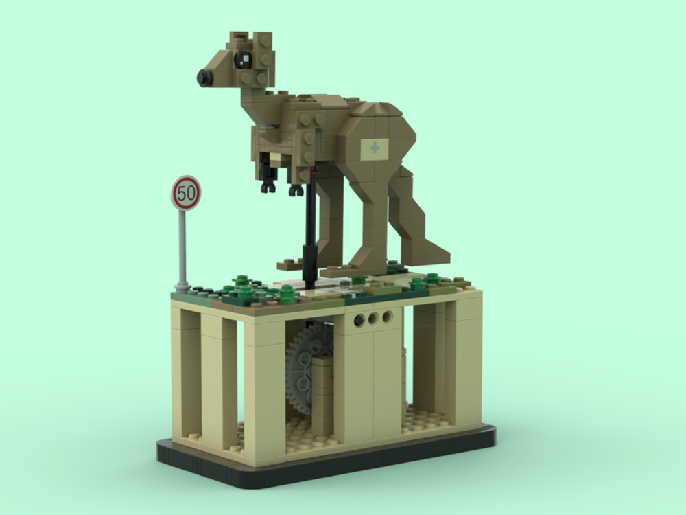 LEGO MOC Kangaroo Kinetic Automaton by Livingthebricklife | Rebrickable ...