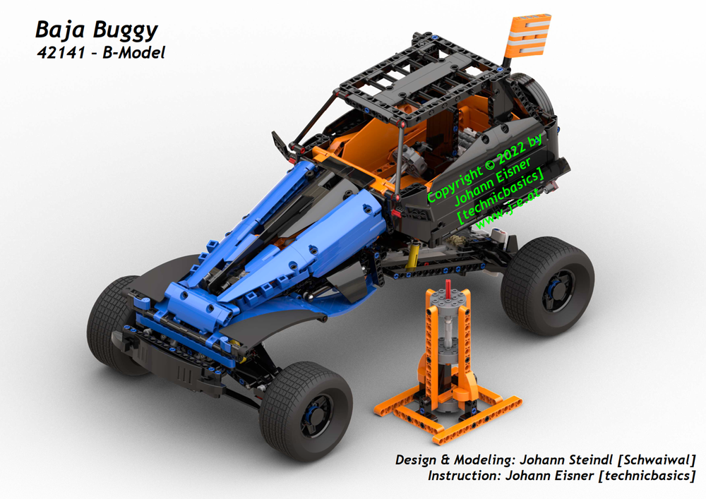 Lego Moc 42141 B Model Baja Buggy By Technicbasics Rebrickable