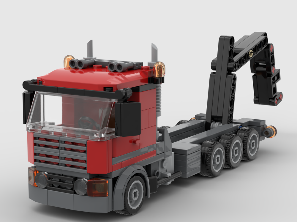 Lego Moc Container Lkw Legocity Style By Mark19817 Rebrickable