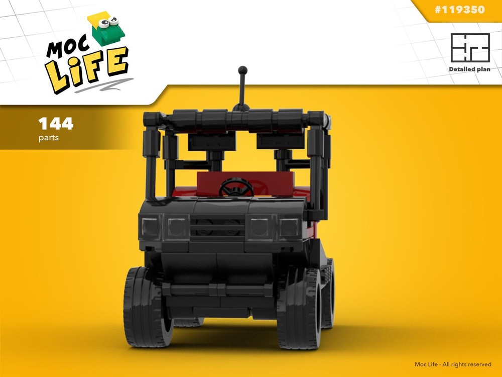 LEGO MOC-119350 Can Am X3 by MocLife | Rebrickable - Build with LEGO