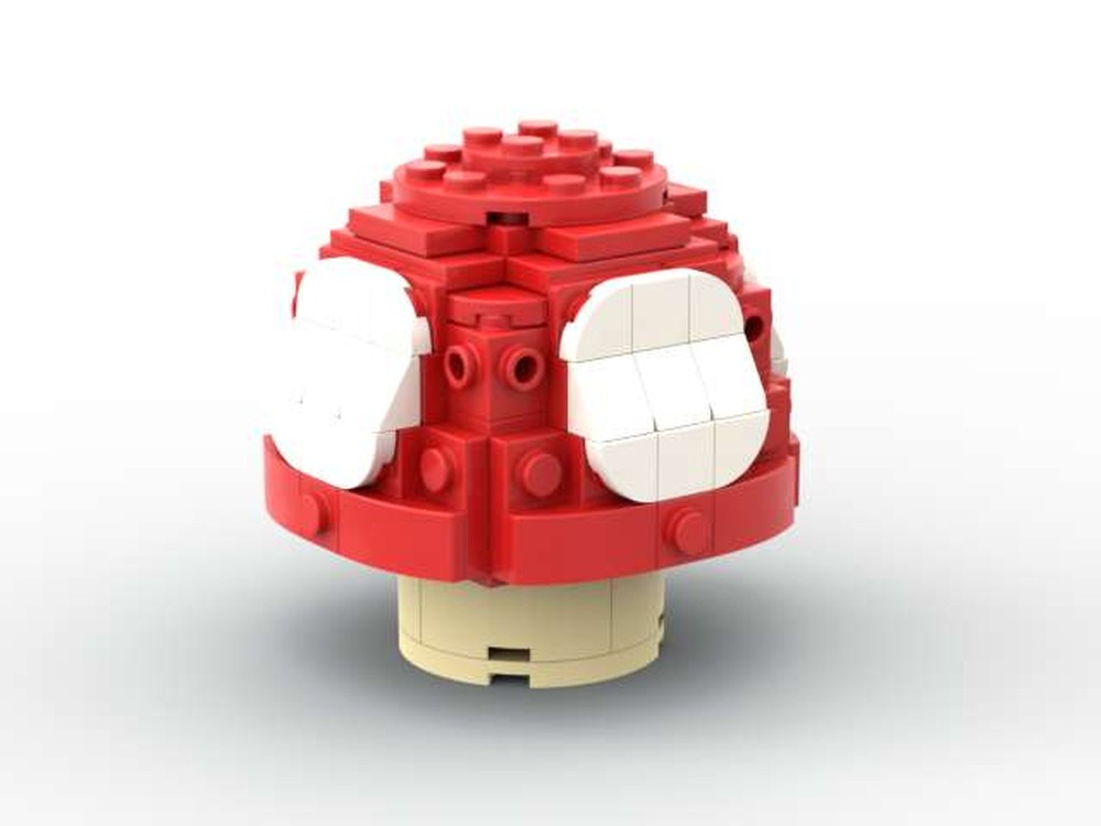 LEGO MOC Super Mushroom by RicardoNisa | Rebrickable - Build with LEGO