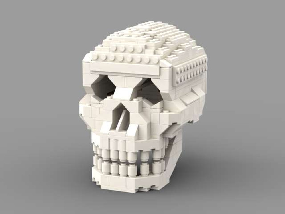 LEGO MOC Skull by RicardoNisa | Rebrickable - Build with LEGO