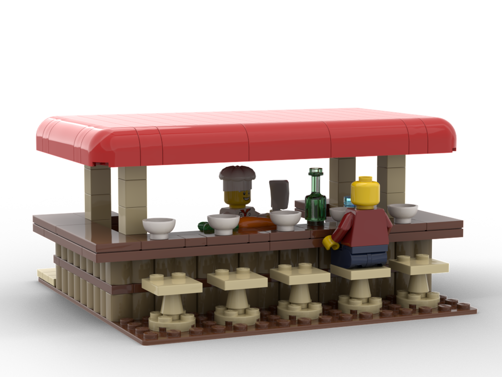 LEGO MOC-119372 Minifig scale modular ramen shop by Viernes ...
