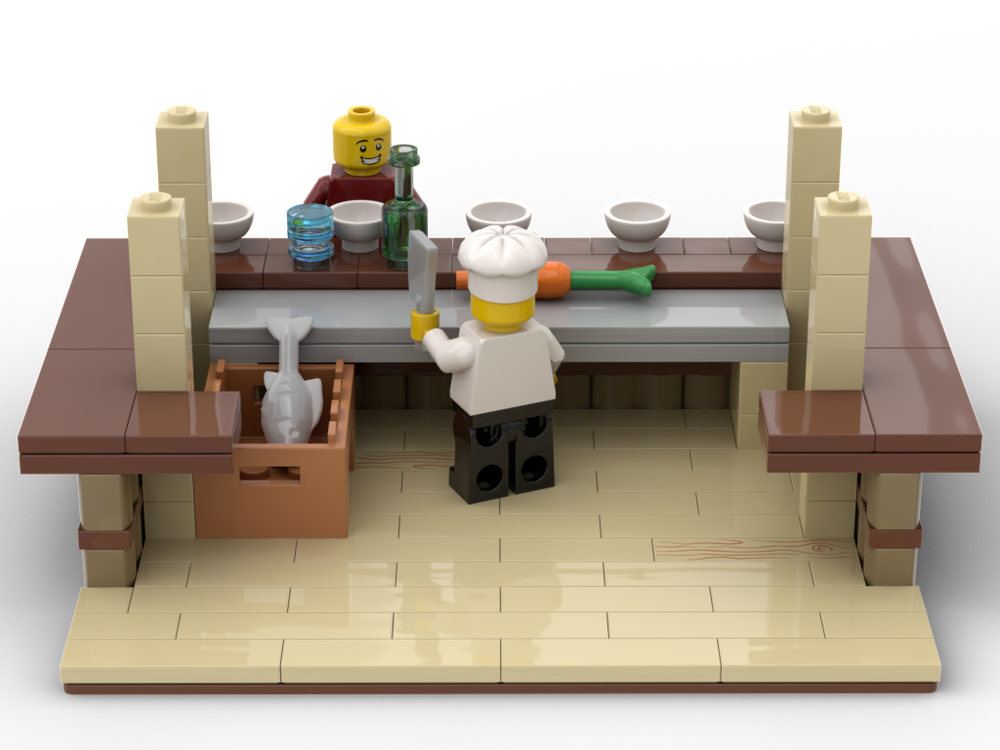 LEGO MOC Minifig scale modular ramen shop by Viernes | Rebrickable ...