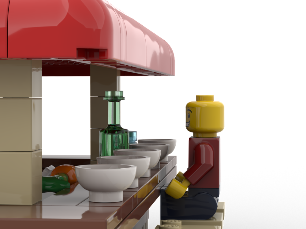 LEGO MOC-119372 Minifig scale modular ramen shop by Viernes ...