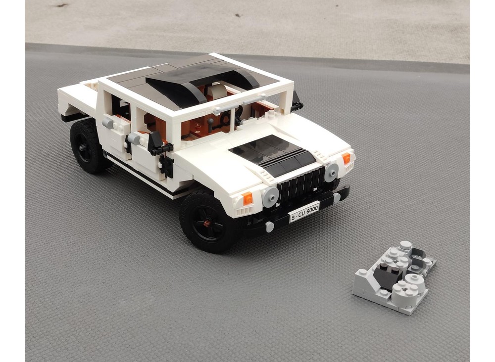 Lego Moc 10295 Hummer H1 By Kirvet Rebrickable Build With Lego
