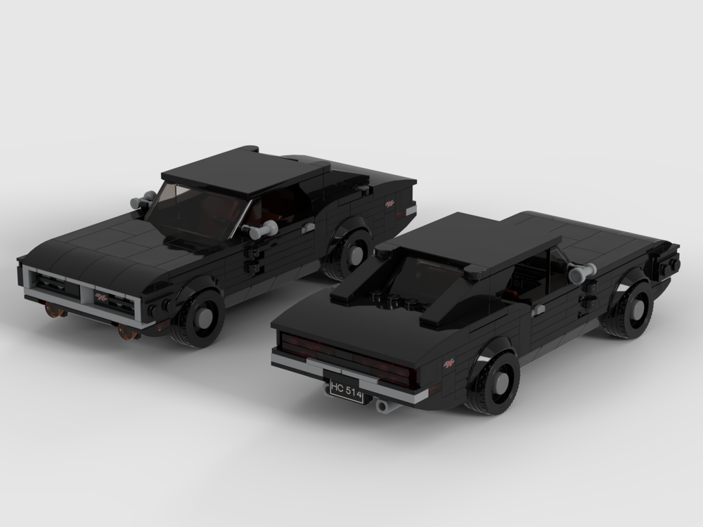LEGO MOC Modular Dodge Charger 2nd generation (1968-70) 8-wide by ...