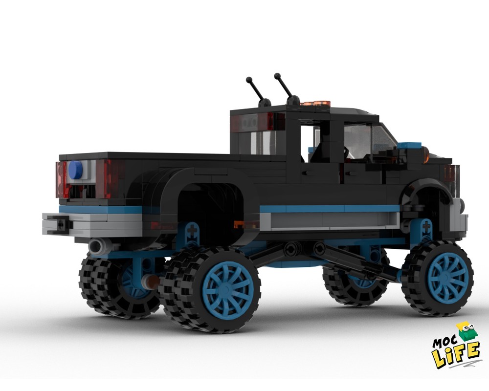 LEGO MOC Ford F-450 quad cab dually Sema lifted version by MocLife ...