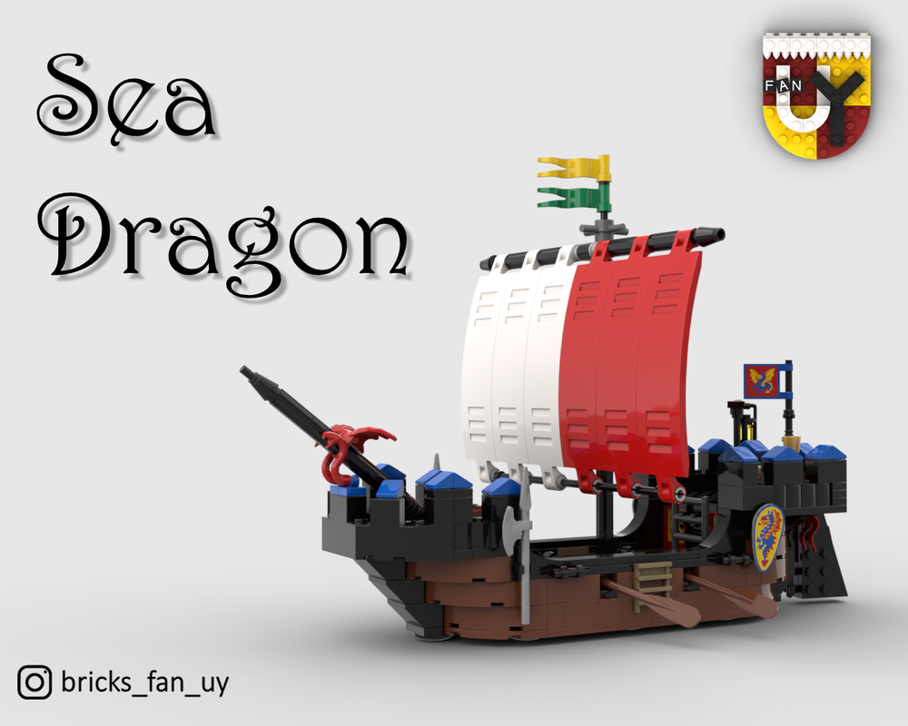 LEGO MOC-119470 Sea Dragon by bricks_fan_uy | Rebrickable - Build with LEGO