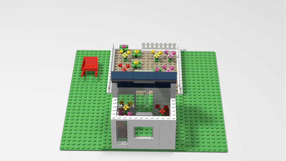 Lego Moc Lego Greenhouse And Garden By Mindstormsmaster Rebrickable