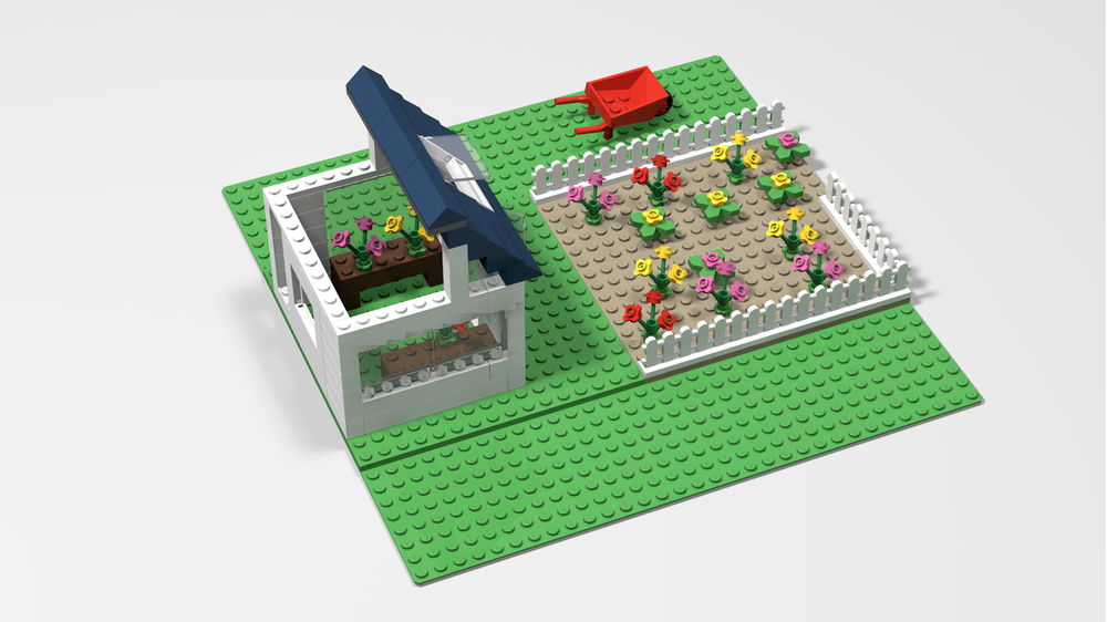 Lego Moc Lego Greenhouse And Garden By Mindstormsmaster Rebrickable