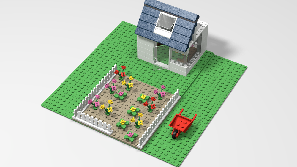 Lego Moc Lego Greenhouse And Garden By Mindstormsmaster Rebrickable
