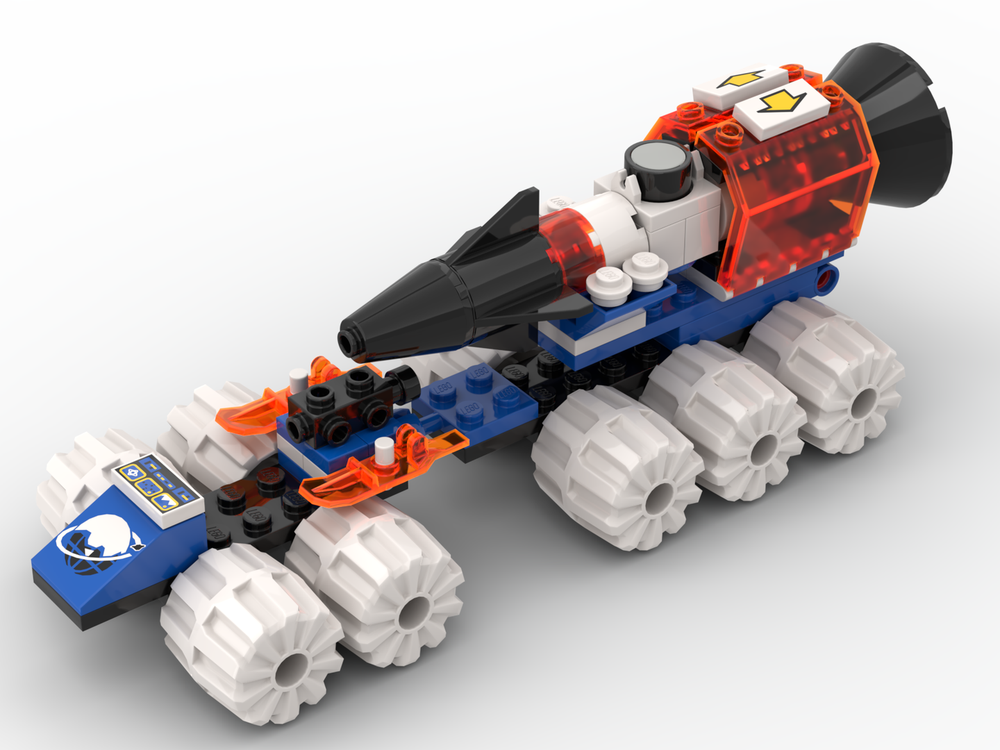 LEGO MOC Ice Planet Monorail Transport Base by paulvdb | Rebrickable ...