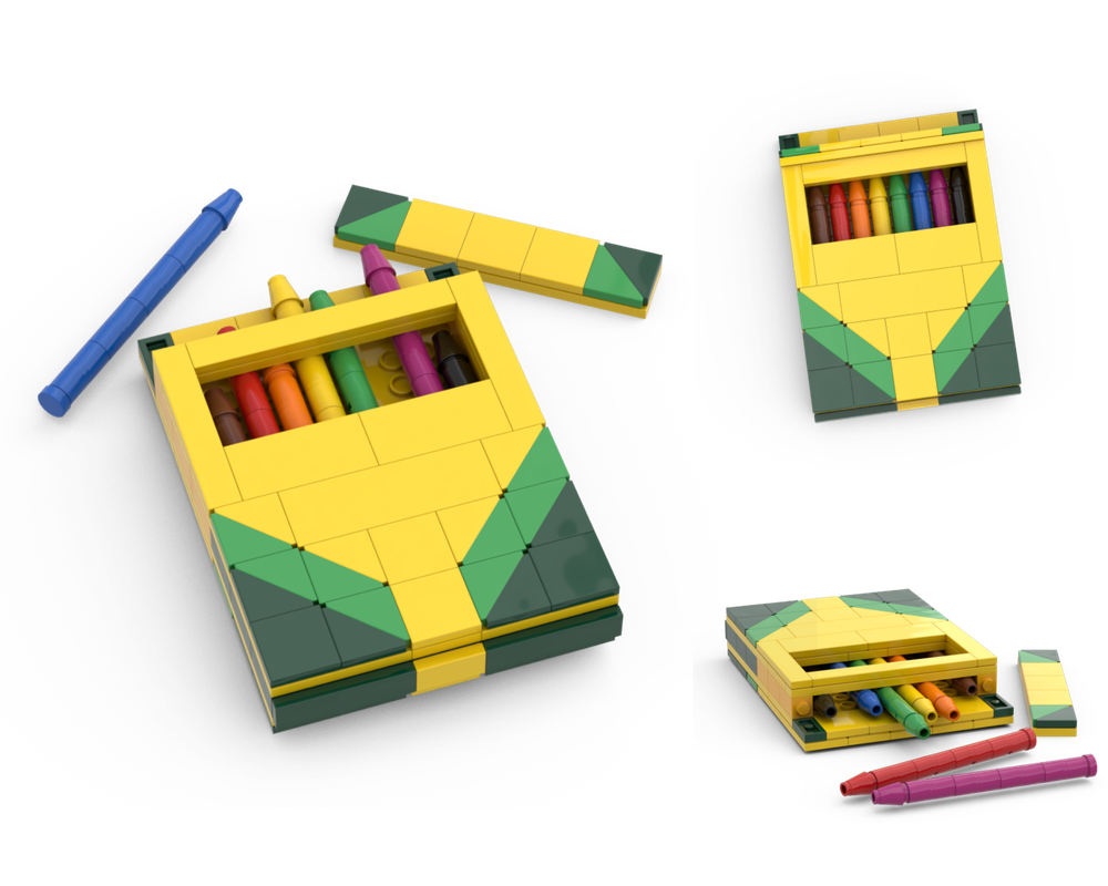 LEGO MOC Crayons by MakeorBrick | Rebrickable - Build with LEGO
