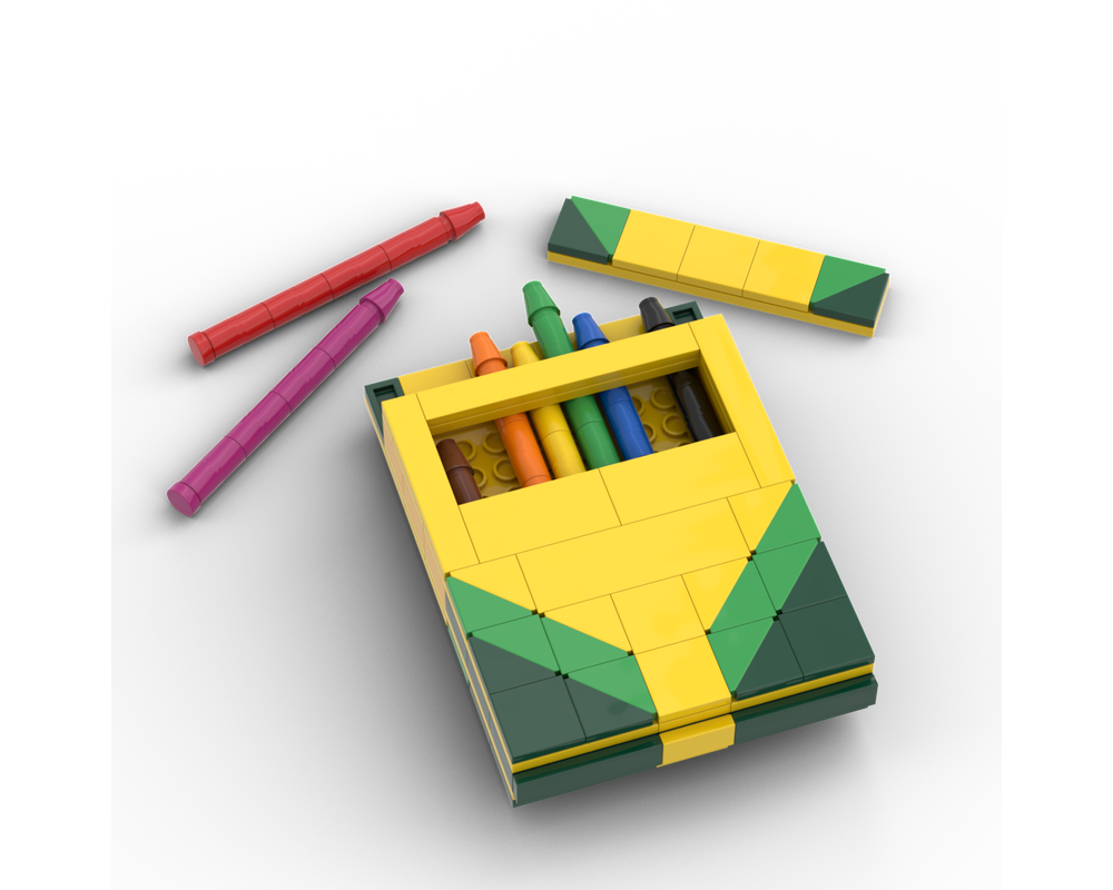 LEGO MOC Crayons by MakeorBrick | Rebrickable - Build with LEGO