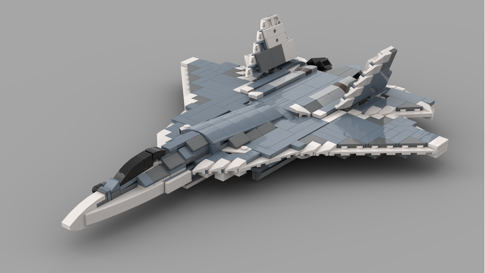 LEGO MOC VVS Sukhoi Su-57 by FlowerHUA | Rebrickable - Build with LEGO