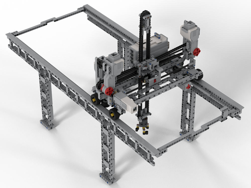 LEGO MOC 4D Gantry Robot - Superfast Basic setup by Mr_Jos ...