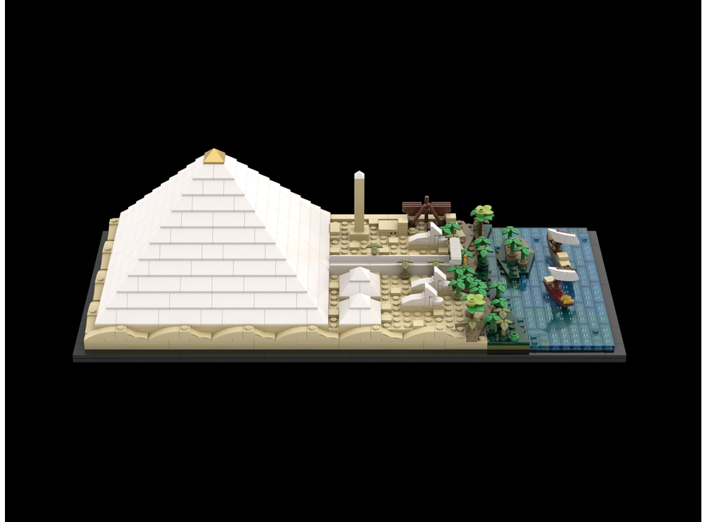 Lego Moc 21058 1 Pyramid Of Giza Classic Architecture By Emilmu
