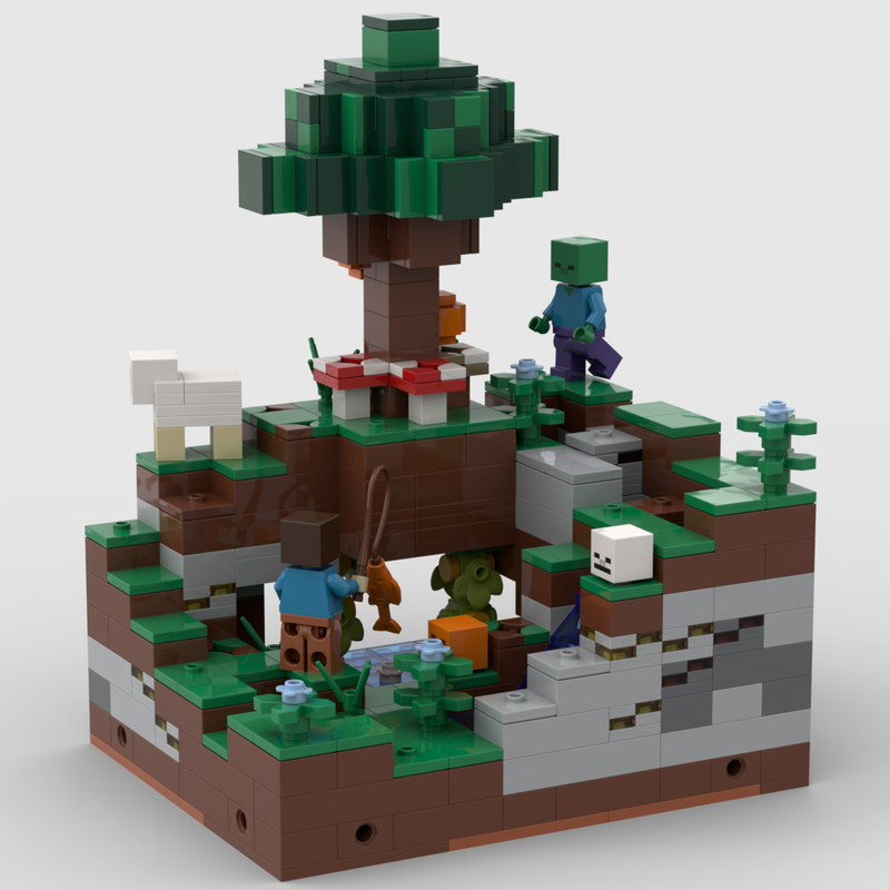 LEGO MOC Fishing at the fishpond by dariusdrum | Rebrickable - Build ...