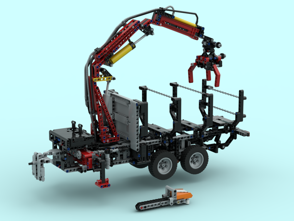 LEGO MOC Log trailer by Filbert | Rebrickable - Build with LEGO