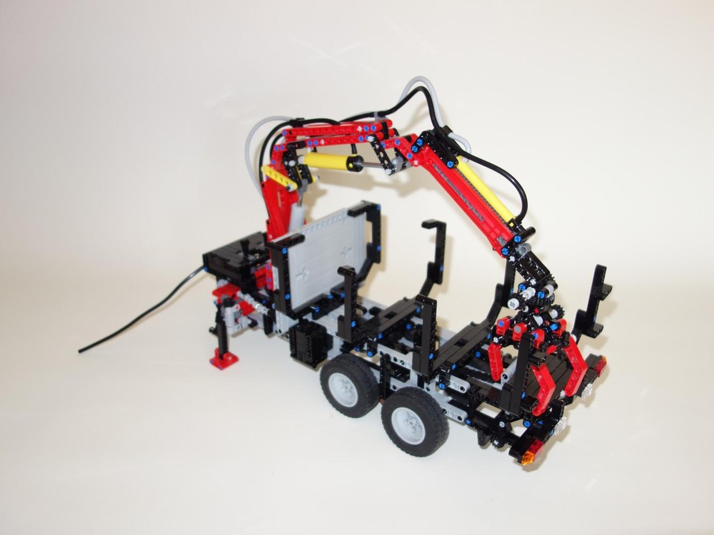 Lego Moc Log Trailer By Filbert Rebrickable Build With Lego