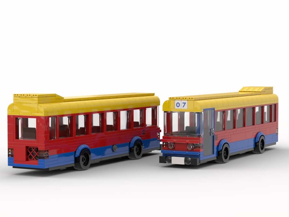 LEGO MOC Leyland National British Single Decker Bus by alittlebrickish ...