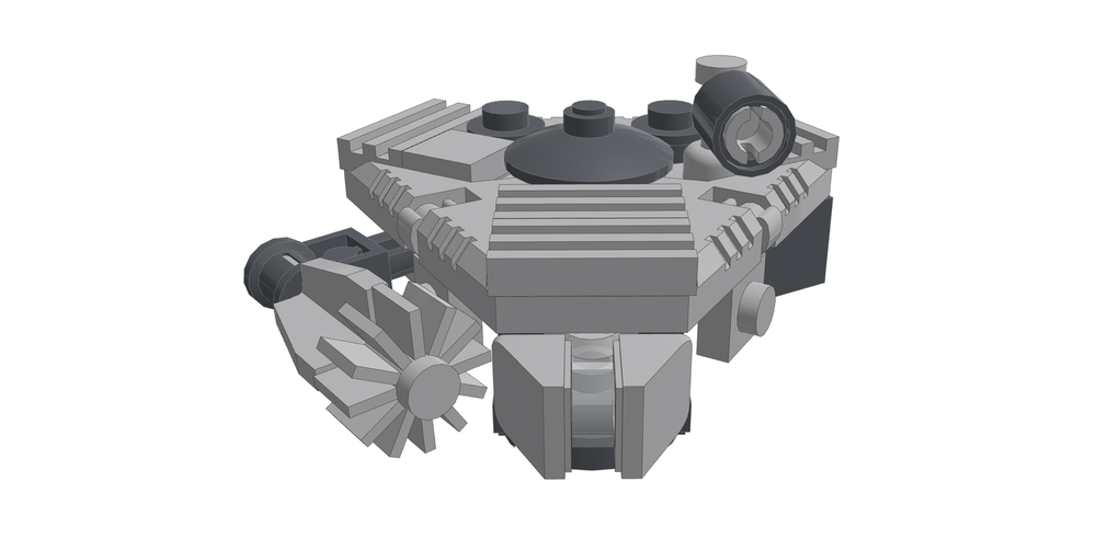 LEGO MOC Millennium Falcon mini by Legonary | Rebrickable - Build with LEGO