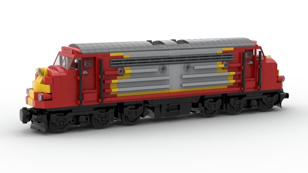 LEGO MOC Nohab locomotive from the german private railway STRABAG by ...