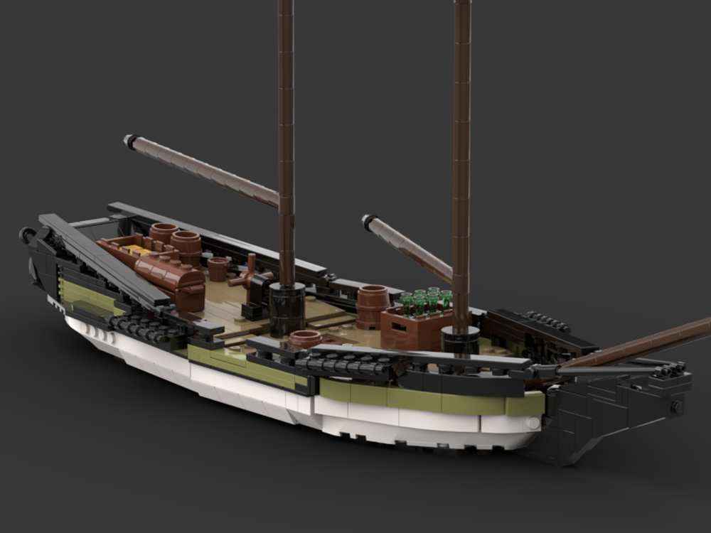 LEGO MOC Merchant Schooner by Marius2002 | Rebrickable - Build with LEGO