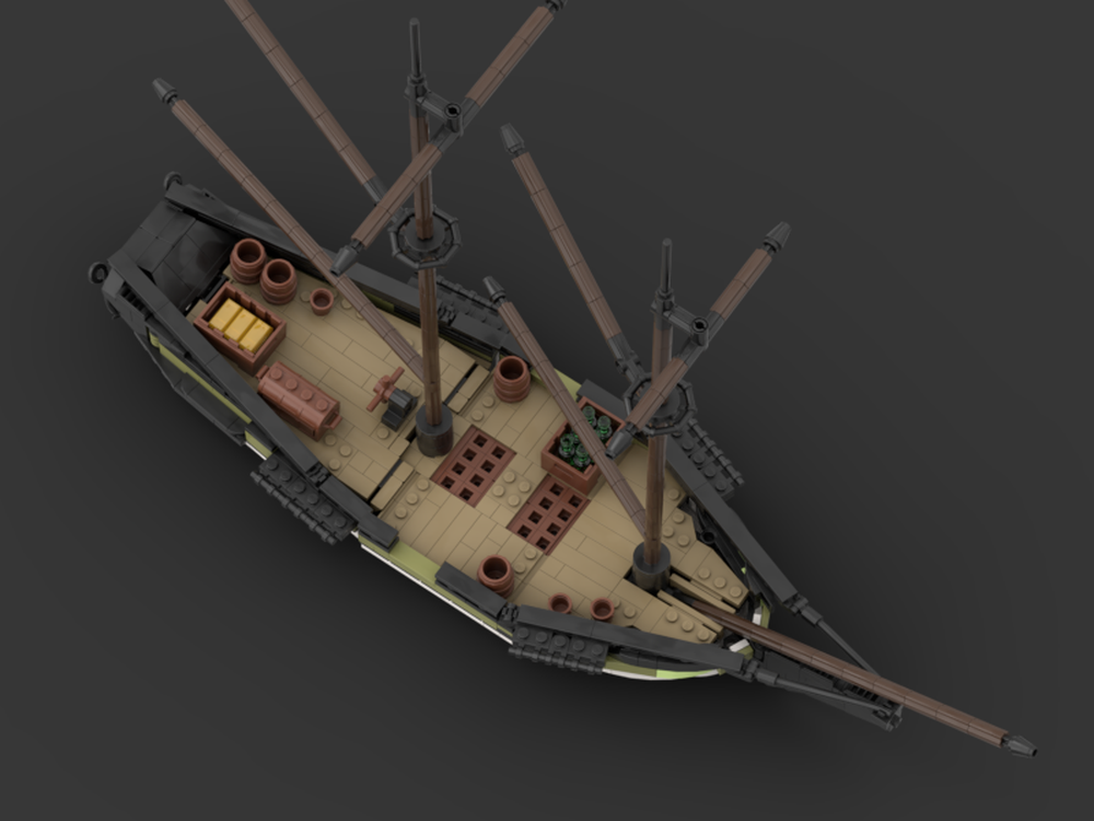 LEGO MOC Merchant Schooner by Marius2002 | Rebrickable - Build with LEGO