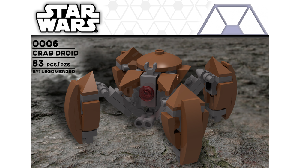 Lego Moc Cis Crab Droid By Legomen360 Rebrickable Build With Lego