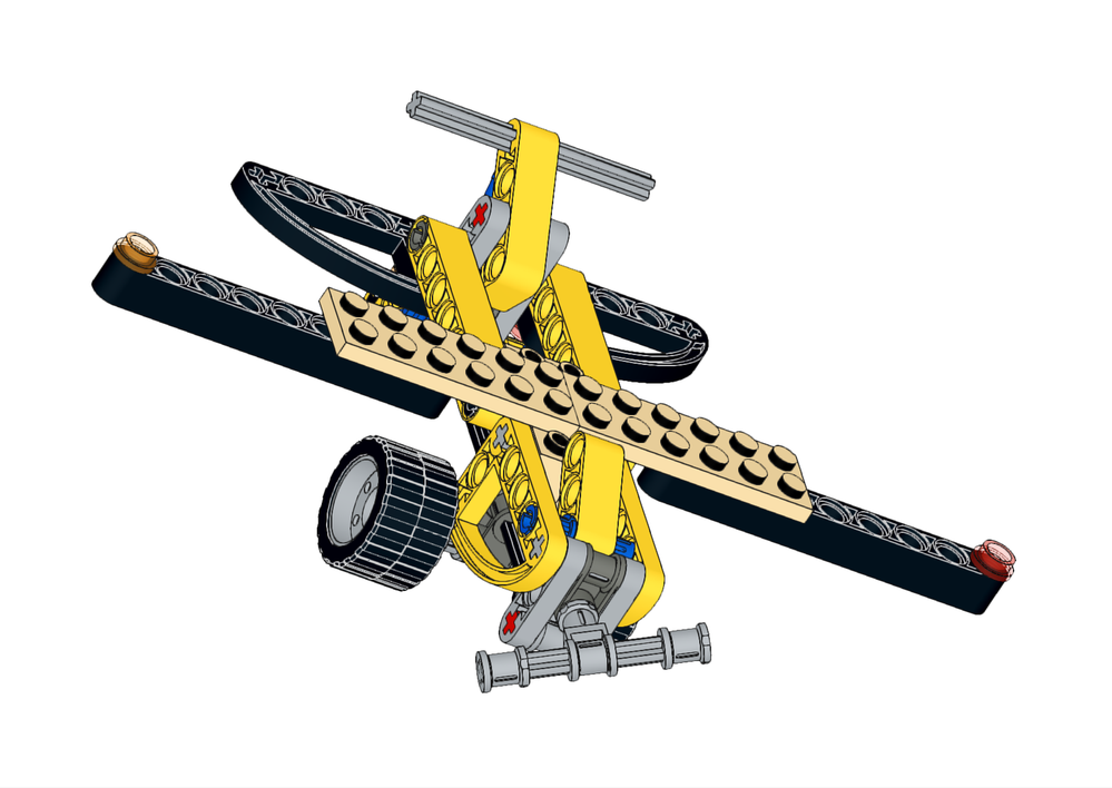 LEGO MOC Propeller Plane by NARP | Rebrickable - Build with LEGO